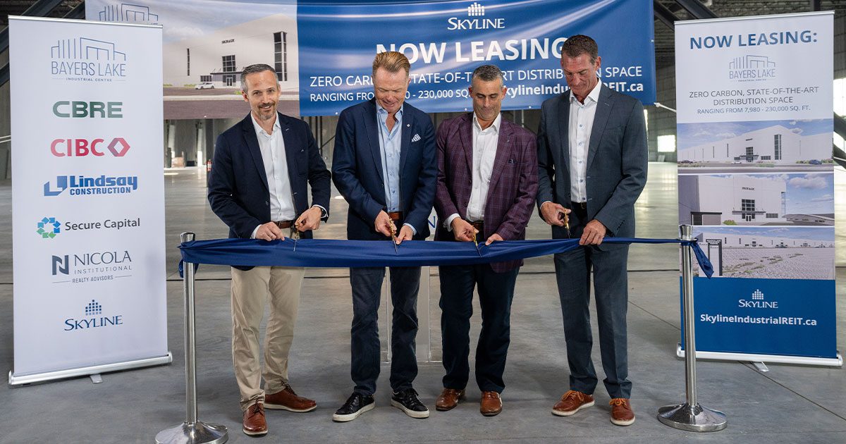 Ribbon cutting ceremony held for Bayers Lake in Halifax | Skyline ...